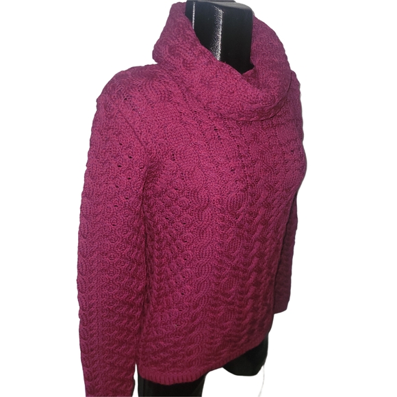 Aran Crafts | Sweaters | Aran Crafts 0 Merino Wool Cable Knit Cowl ...